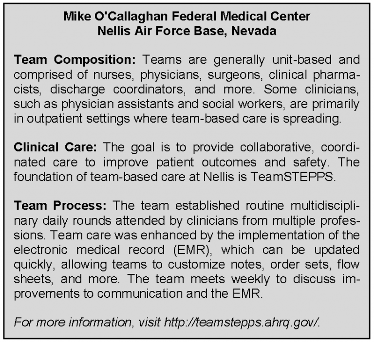 Core Principles & Values of Effective Team-Based Health Care - NAM
