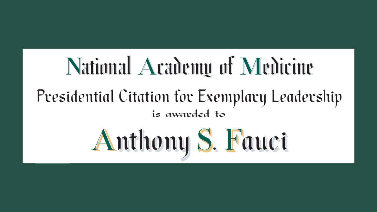 NAM Awards First-Ever Presidential Citation for Exemplary Leadership to ...