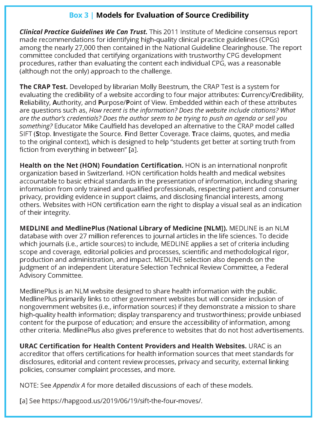 Identifying Credible Sources of Health Information in Social Media ...