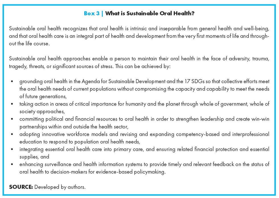 Achieving Oral Health for All through Public Health Approaches ...