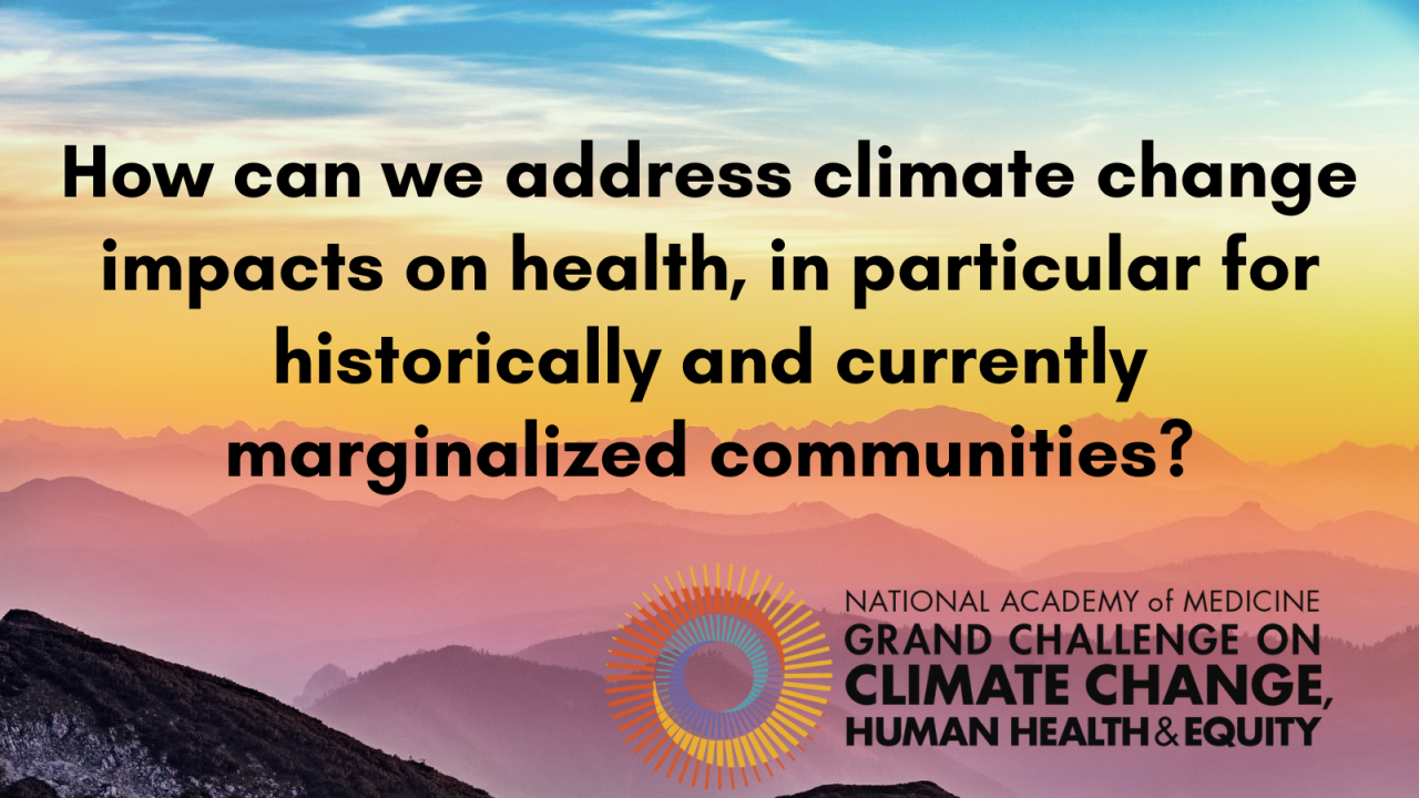 Climate Change and Human Health - National Academy of Medicine