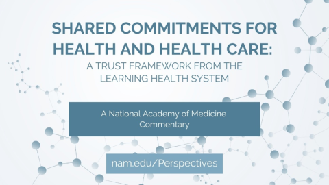 Shared Commitments for Health and Health Care: A Trust Framework from ...