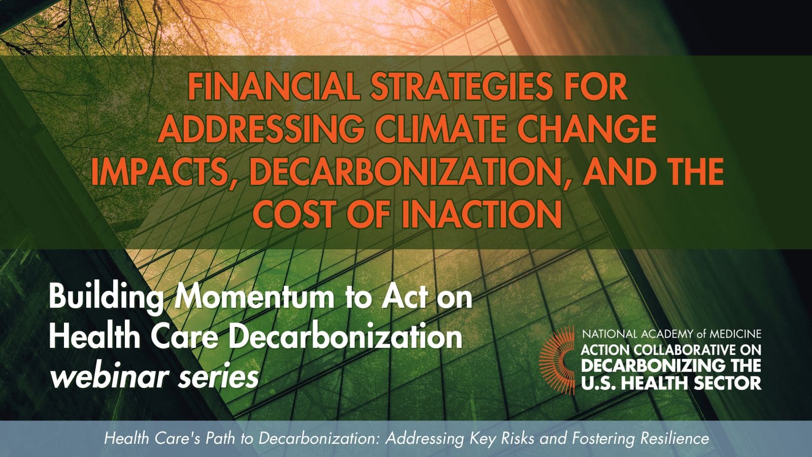 Financial Strategies for Addressing Climate Change Impacts ...